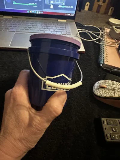 Mini Bucket Realistic Lid by CURS3D MakerWorld: Download Free 3D Models