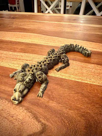 Gear Dragon - Free 3D Print Model - MakerWorld