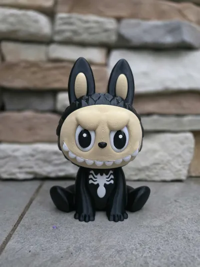 Adorable Venom Labubu Figurine (No AMS required) by Joe裕 MakerWorld ...