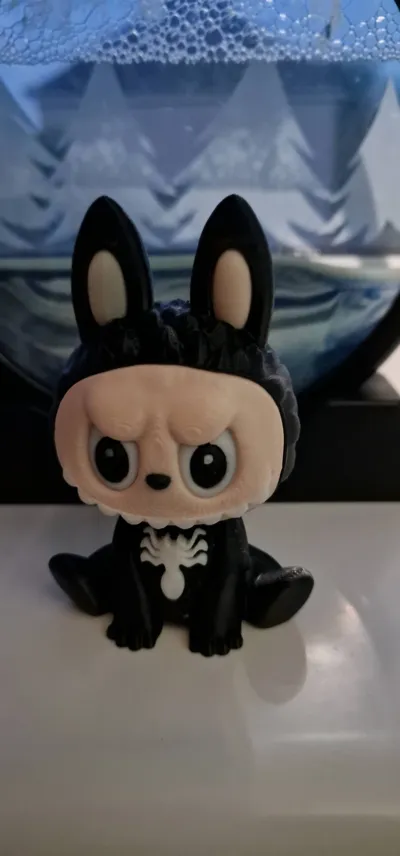 Adorable Venom Labubu Figurine (No AMS required) by Joe裕 MakerWorld ...