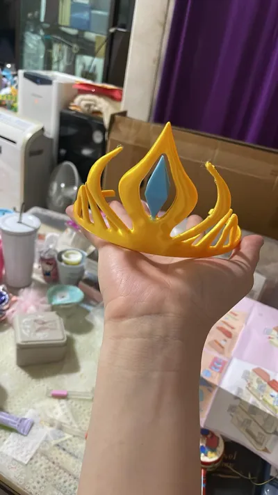 Elsa Princess Crown for kids - Free 3D Print Model - MakerWorld