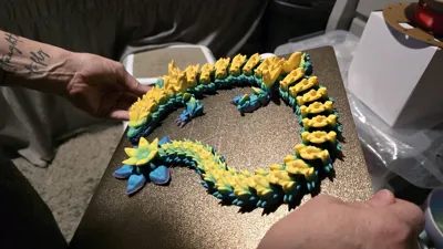 Flail Tail Prime Articulated dragon by MooreFORGE MakerWorld: Download ...