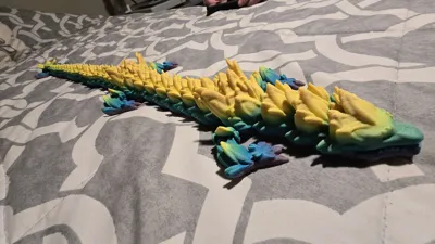 Flail Tail Prime Articulated dragon by MooreFORGE MakerWorld: Download ...