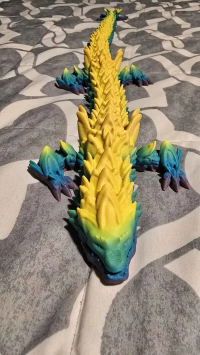 Flail Tail Prime Articulated dragon by MooreFORGE MakerWorld: Download ...