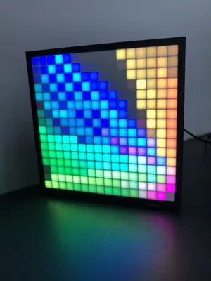 16x16 LED Matrix Frame with Diffuser Grid by fractalnoise - MakerWorld