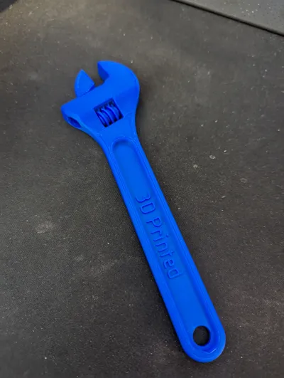 Fully assembled 3D printable wrench by Morgan89 - MakerWorld