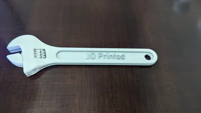 Fully assembled 3D printable wrench by Morgan89 - MakerWorld