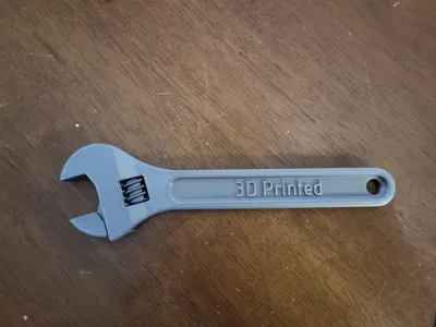 Fully assembled 3D printable wrench by Morgan89 - MakerWorld