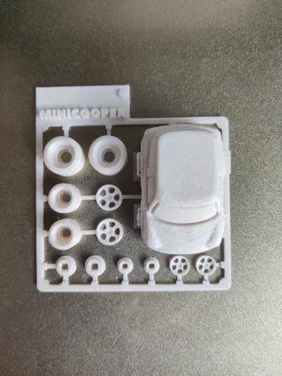 Mini Cooper Articulated Assembly Toy Car by 雪山的造物 MakerWorld: Download ...