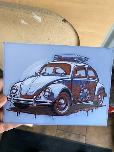 Hueforge Fan Art - Movie Car Series - 1963 Volkswagen Beetle - Herbie ...
