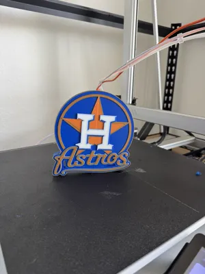 Houston Astros custom logo oversized chain - Free 3D Print Model ...