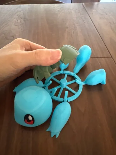 Squirtle Coasters (Turtle Coasters) - Free 3D Print Model - MakerWorld