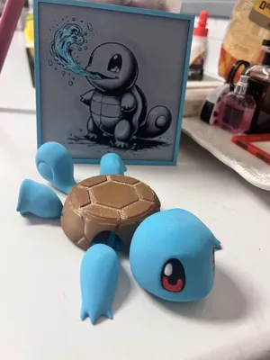 Squirtle Coasters (Turtle Coasters) - Free 3D Print Model - MakerWorld