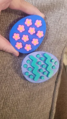 Easter Egg Fidgets (2 Styles) by 3DPmom MakerWorld: Download Free 3D Models
