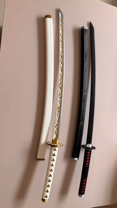 [FullBlade]Demon slayer Sword Zenitsu(A1mini ver.) - Free 3D Print ...