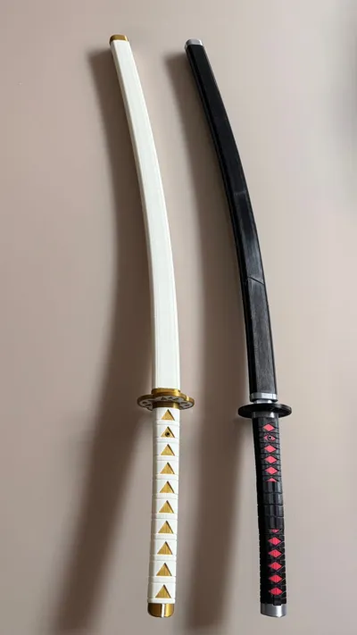[FullBlade]Demon slayer Sword Zenitsu(A1mini ver.) - Free 3D Print ...