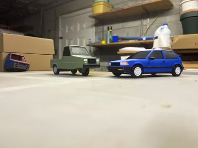 BeamNG Ibishu Covet toy car - 100% 3D printed - Free 3D Print Model ...