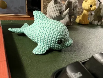 Knitted Dolphin by Smoggy3D MakerWorld: Download Free 3D Models
