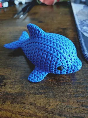 Knitted Dolphin by Smoggy3D MakerWorld: Download Free 3D Models