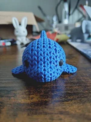 Knitted Dolphin by Smoggy3D MakerWorld: Download Free 3D Models
