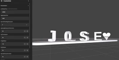Dual Name Illusion - Custom Nameplate Generator - Free 3D Print Model ...