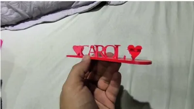 Dual Name Illusion - Custom Nameplate Generator - Free 3D Print Model ...