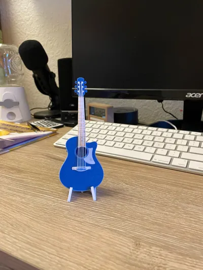 Guitar for picks, sd cards and more! by Tim_Bricker MakerWorld: Download Free 3D Models
