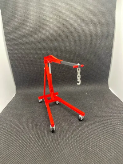 Engine Hoist -Stand for Garage Diorama, scale 1:18 by Wilhelmus ...