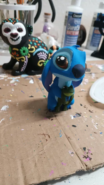 Mischievous & Adorable Stitch Collectible Art - Free 3D Print Model ...