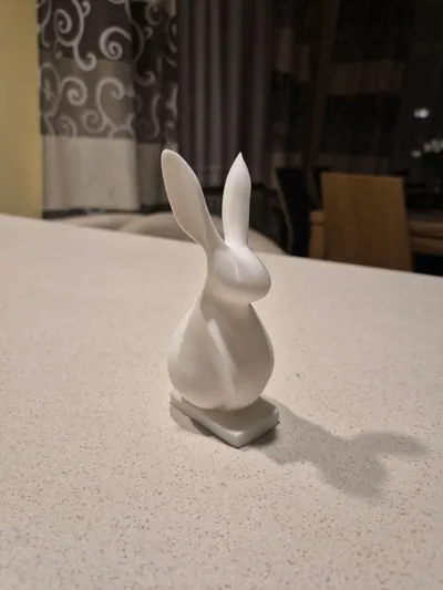 Modern Easter Bunny Decor by forte96 MakerWorld: Download Free 3D Models
