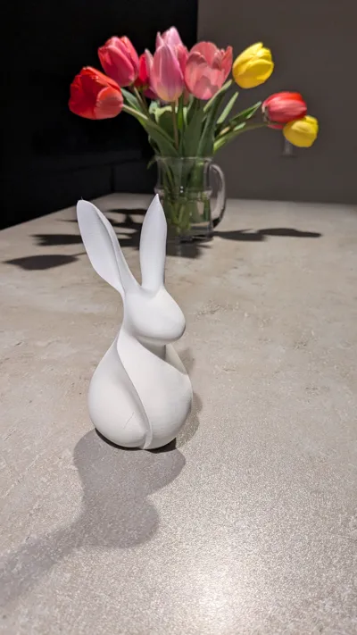 Modern Easter Bunny Decor by forte96 MakerWorld: Download Free 3D Models