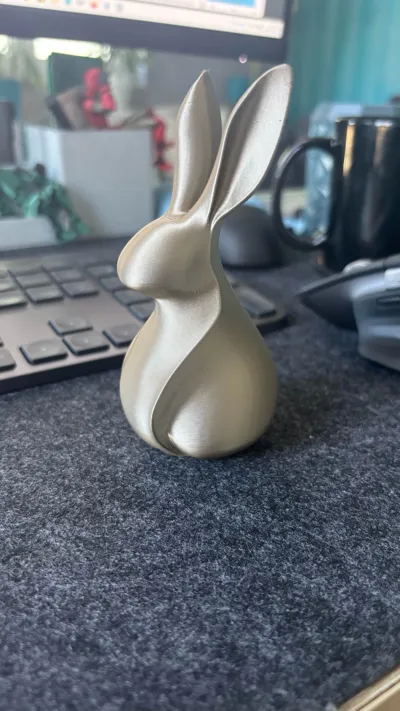 Modern Easter Bunny Decor by forte96 MakerWorld: Download Free 3D Models