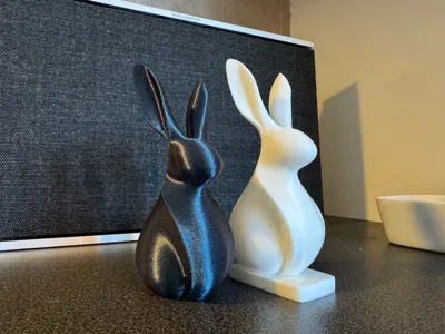 Modern Easter Bunny Decor by forte96 MakerWorld: Download Free 3D Models