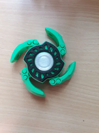 Armored Fidget Spinner Pro - Free 3D Print Model - MakerWorld