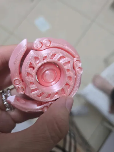 Armored Fidget Spinner Pro - Free 3D Print Model - MakerWorld