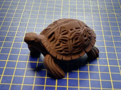 Wood-Carved Tortoise by Triple G Workshop MakerWorld: Download Free 3D Models