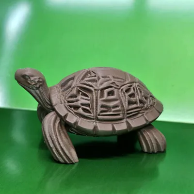 Wood-Carved Tortoise by Triple G Workshop MakerWorld: Download Free 3D Models