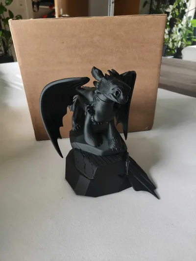 Como Treinar o Seu Dragão: Colecionável Banguela por GeekSculpt3D MakerWorld: Baixe modelos 3D ...