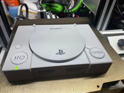 Playstation 1 Console + 12 Game Coasters - Free 3D Print Model - MakerWorld