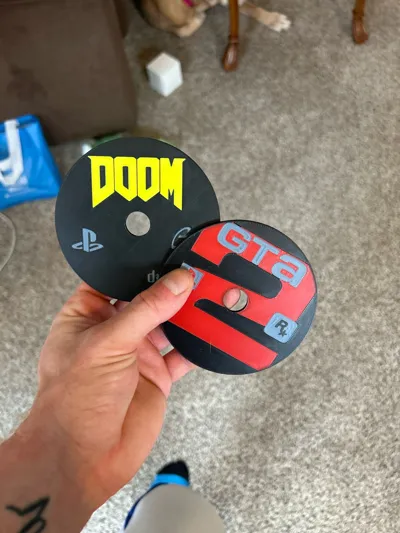 Playstation 1 Console + 12 Game Coasters by VarthDader MakerWorld ...