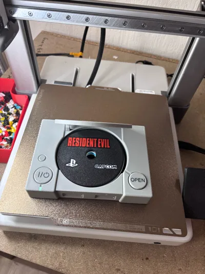 Playstation 1 Console + 12 Game Coasters - Free 3D Print Model - MakerWorld