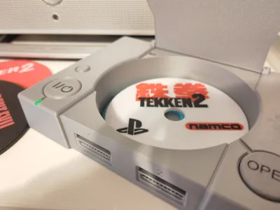 Playstation 1 Console + 12 Game Coasters - Free 3D Print Model - MakerWorld