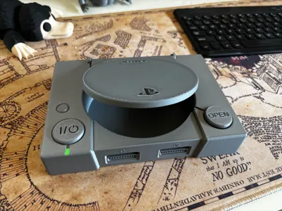 Playstation 1 Console + 12 Game Coasters by VarthDader MakerWorld ...