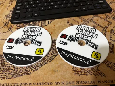 Playstation 1 Console + 12 Game Coasters by VarthDader MakerWorld ...