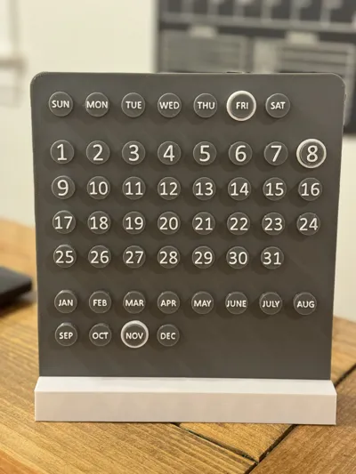 Desk Calendar by NaraaPrints - MakerWorld