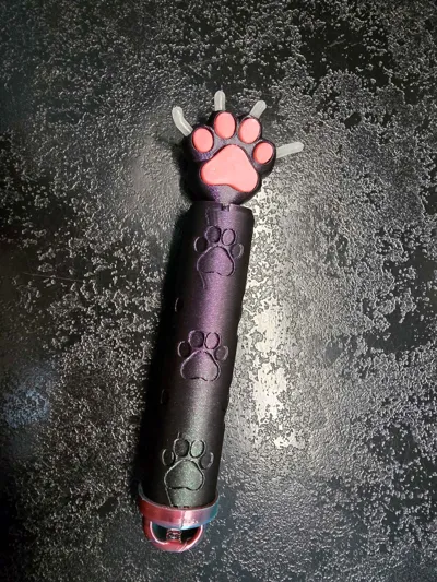 Back scratcher - Telescopic cat paw - Free 3D Print Model - MakerWorld