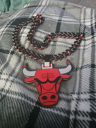 Chicago Bulls chain - Free 3D Print Model - MakerWorld