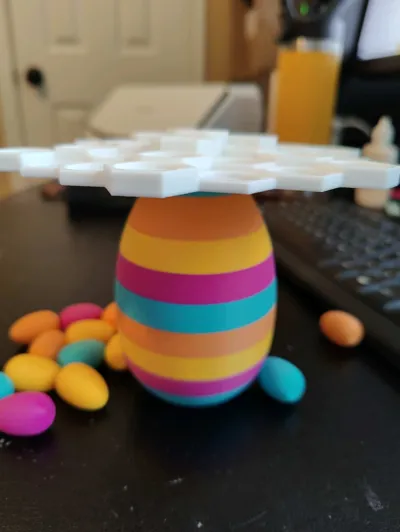 Wobble Egg Balance Game - Free 3D Print Model - MakerWorld
