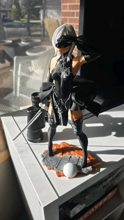 nier automata 2b by Alcinoas MakerWorld: Download Free 3D Models