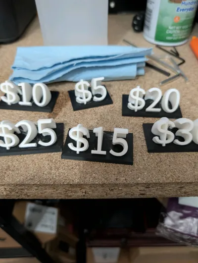 Craft fair price signs Remixed by The Layer Co. MakerWorld: Download ...
